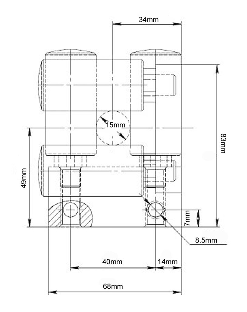 Fixed Wire Guide for 15mm Material Diameter - Cemanco