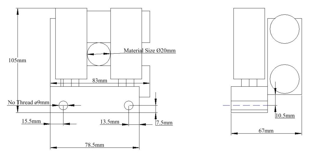 20mm FG-20 Fixed Wire Guide - Cemanco